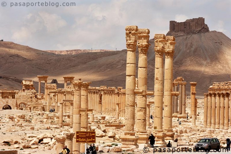 La ciudad de Palmira, Siria
