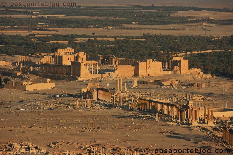 La ciudad de Palmira, Siria