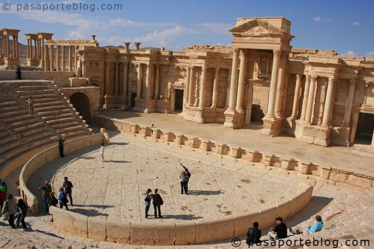 La ciudad de Palmira, Siria